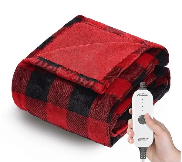 SUNBEAM Heated Throw Nordic Premium