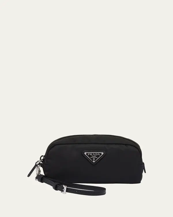 Prada Re-nylon Travel Pouch Bag - Nero