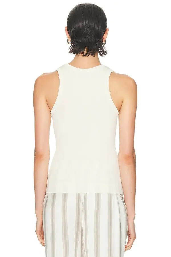 Matteau Ribbed Tank Top - Ecru