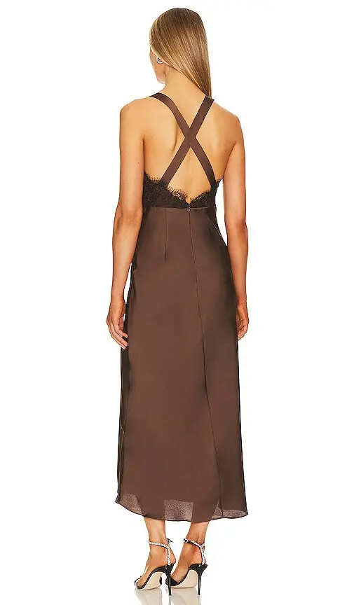 knee length dresses for ladies Octavia Bloomsfield Pink Belted Midi Dress main image 1