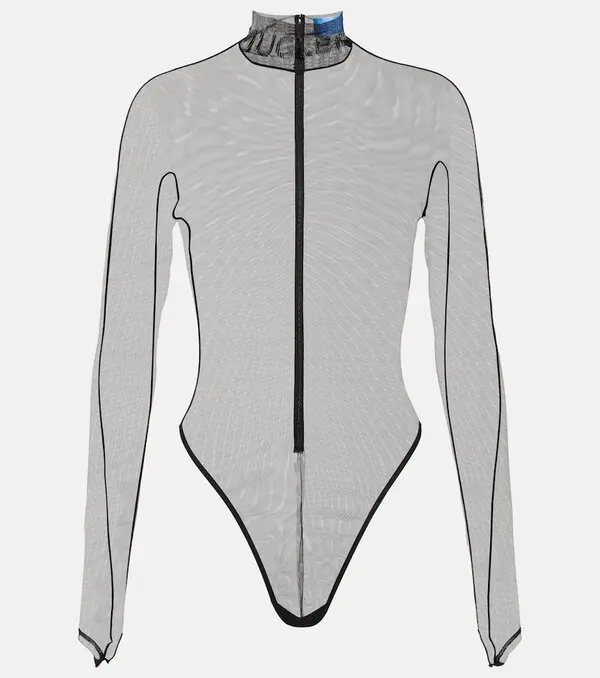 MUGLER Mesh Bodysuit