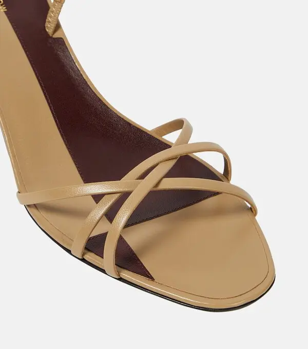 THE ROW Harlow 35 Leather Slingback Sandals