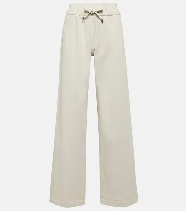 Brunello Cucinelli High-rise Wide-leg Jeans
