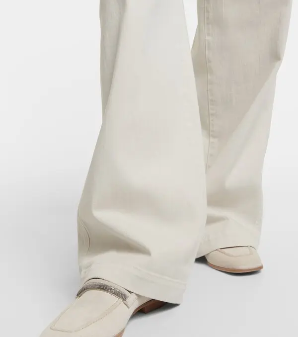 Brunello Cucinelli High-rise Wide-leg Jeans