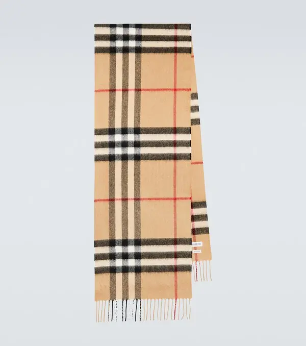 Burberry Cashmere Scarf - Beige