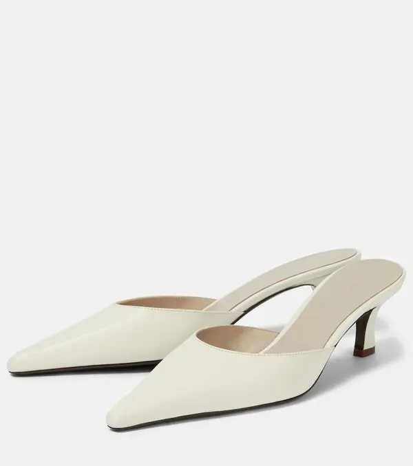 THE ROW Cybil Leather Mules