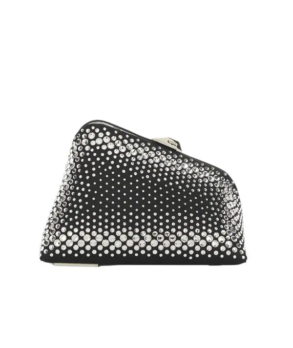 Attico Midnight Mini Embellished Clutch - Black