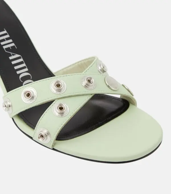 Attico Cosmo Leather Sandals
