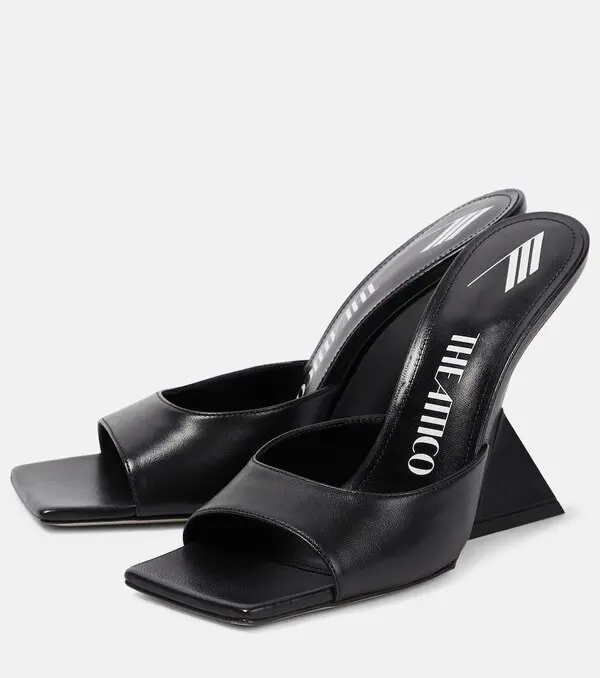 Attico Cheope Leather Mules