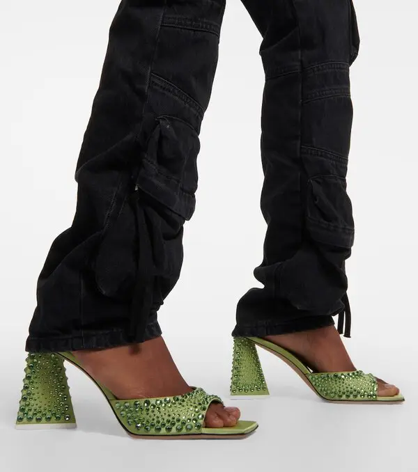 Attico Mini Devon Embellished Mules
