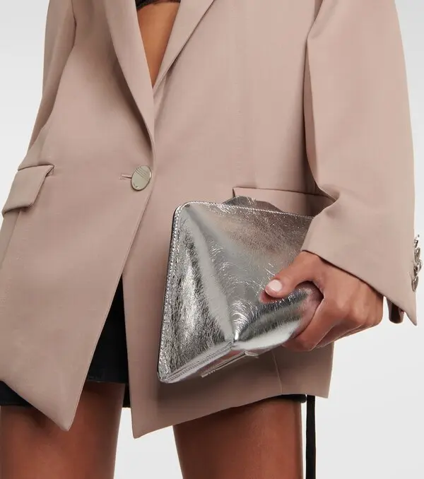 Attico Oversized Wool Blazer - Beige