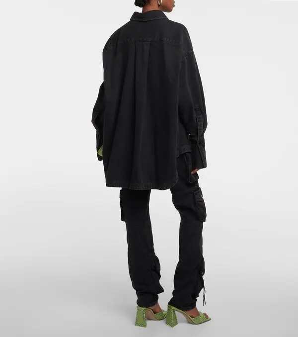 Attico Oversized Denim Shirt