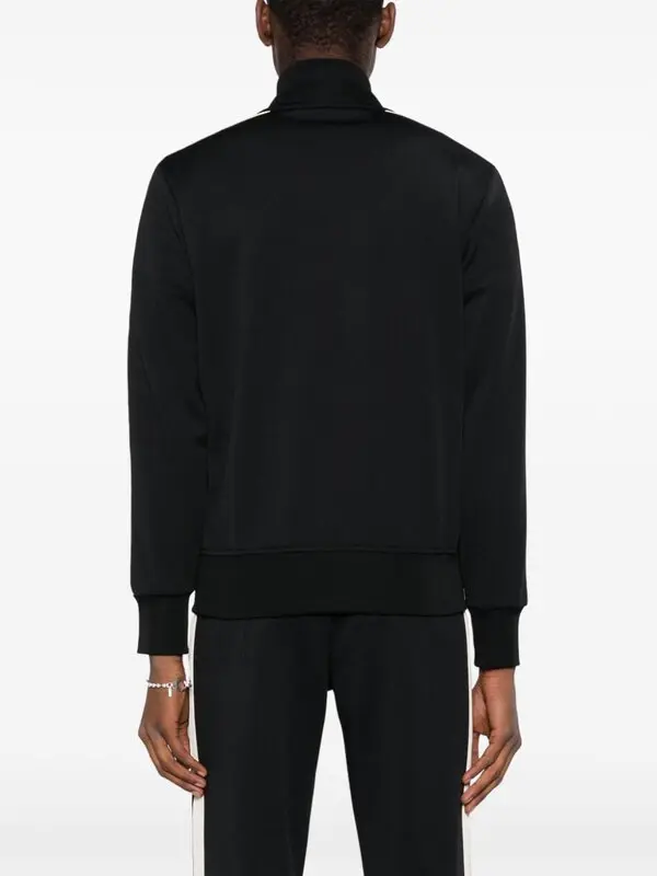 Palm Angels Monogram-embroidered Track Jacket - Black