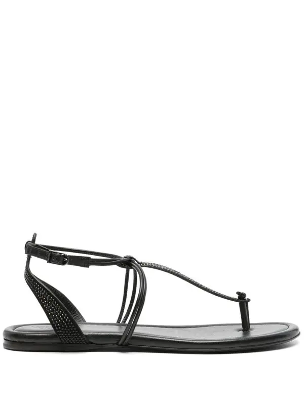 Zadig&Voltaire Moonstar Crystal-embellished Sandals - Black