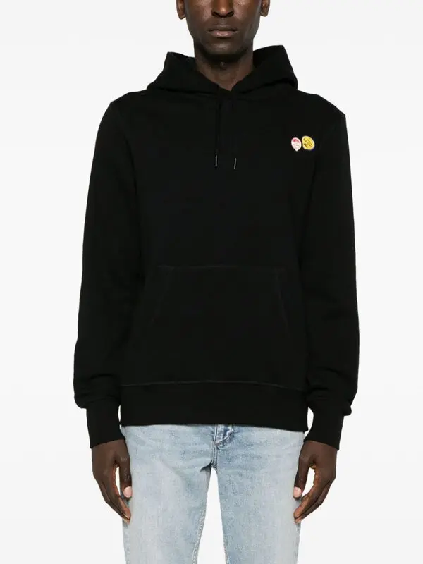 Rag & Bone Apple Drawstring Cotton Hoodie