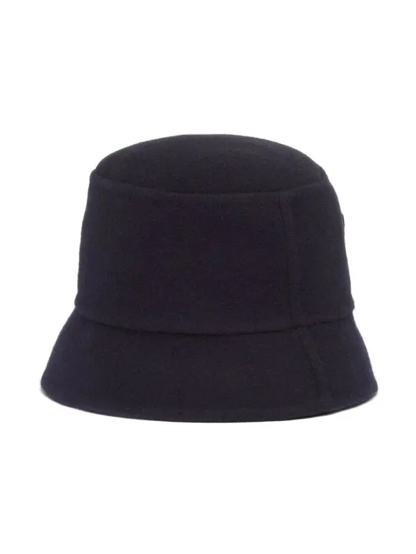 Prada Velour Bucket Hat - Blue