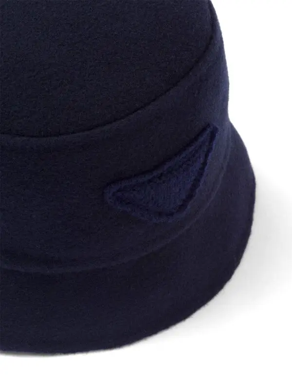 Prada Velour Bucket Hat - Blue