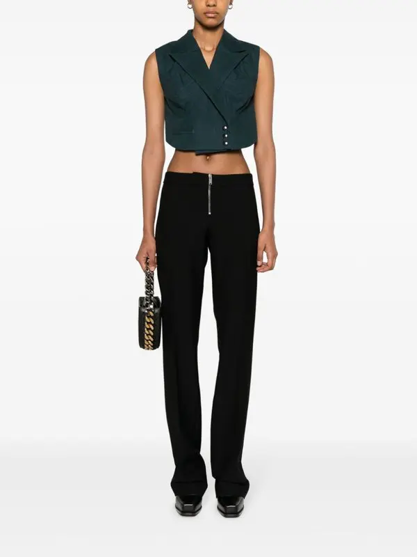 Stella McCartney Low-rise Wool Slim Trousers