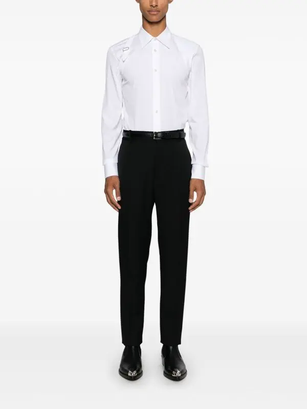 Alexander McQueen Tuxedo Cigarette Trousers