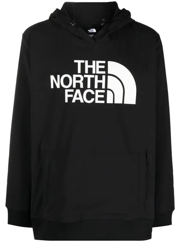 The North Face Logo-appliqué Hoodie - Black
