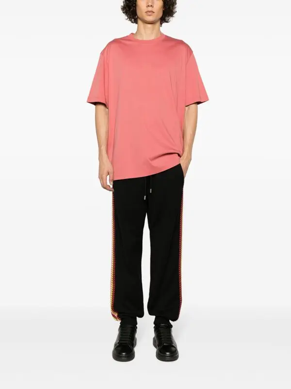 LANVIN Side Curb Cotton Track Pants