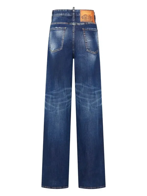 Dsquared2 Wide-leg Jeans - Blue
