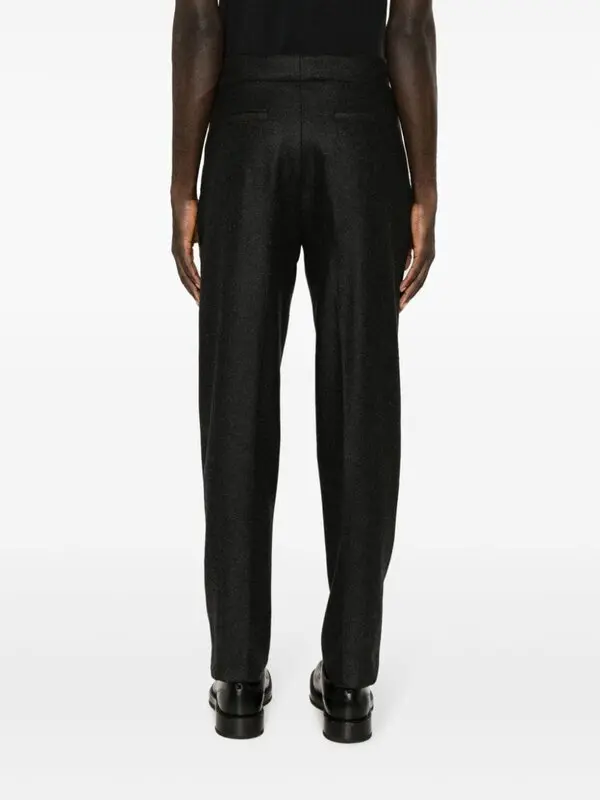 Zegna Felted Tapered-leg Trousers