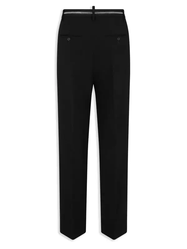 Dsquared2 Pleated Tailored Trousers - Black