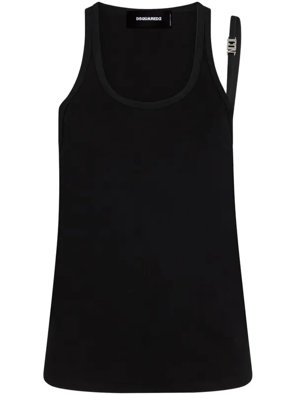 Dsquared2 Icon Strap-detailed Tank Top - Black