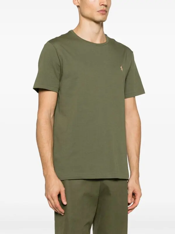 Polo Ralph Lauren Polo Pony-embroidered Cotton T-shirt - Green