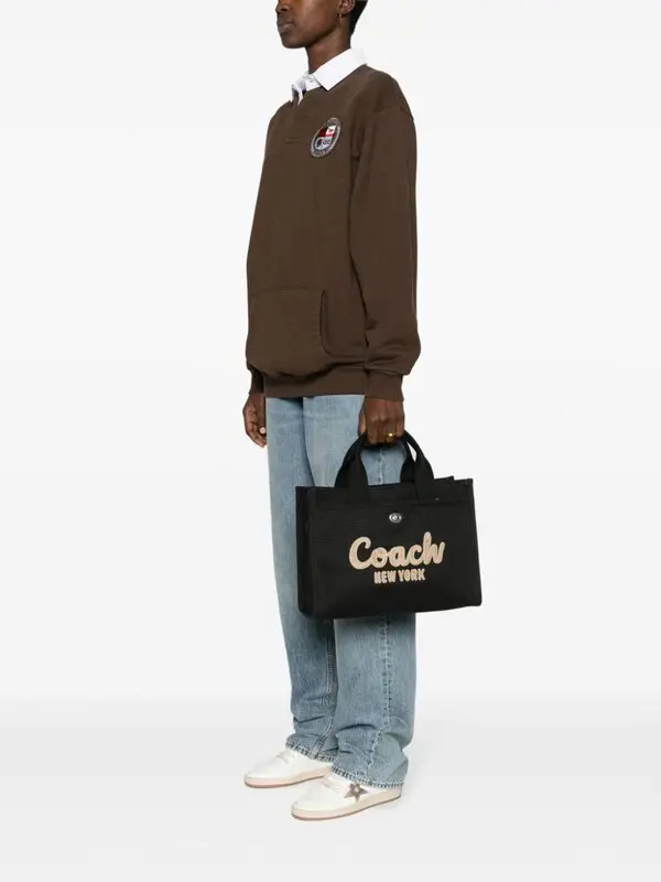 COACH Field Logo-appliqué Tote Bag - Black