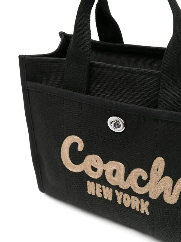 COACH Field Logo-appliqué Tote Bag - Black