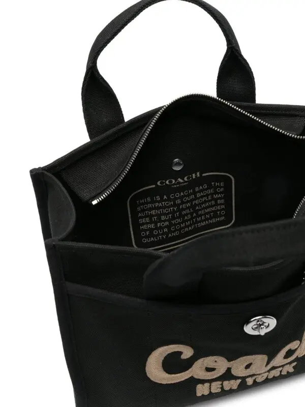 COACH Field Logo-appliqué Tote Bag - Black