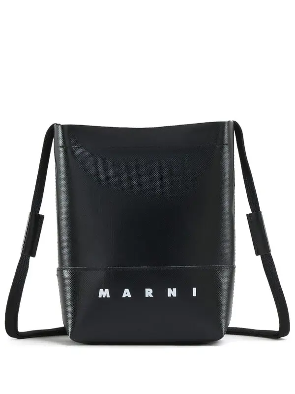Marni Museu Logo-print Cross Body Bag - Black