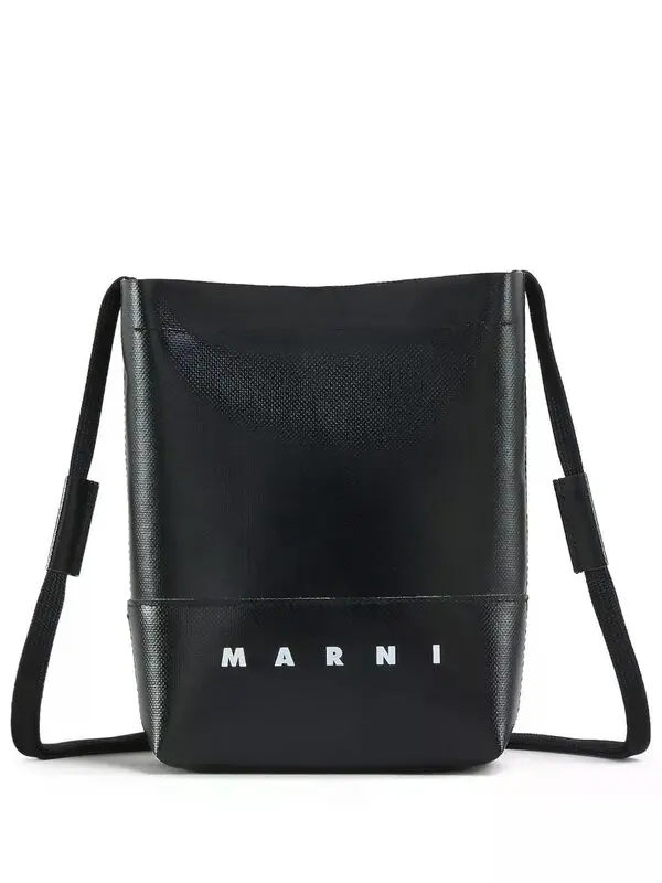 Marni Museu Logo-print Cross Body Bag - Black