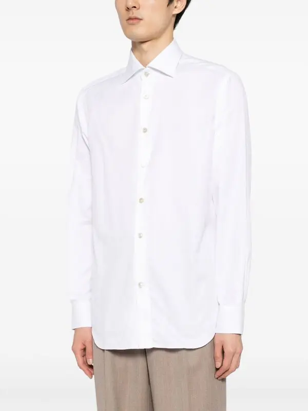 Kiton Long-sleeve Cotton Shirt