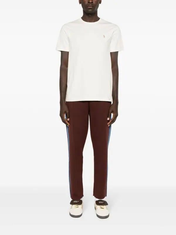 Polo Ralph Lauren Polo Pony-embroidered Cotton T-shirt - Neutrals