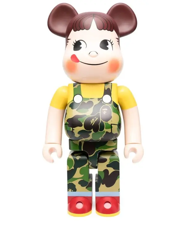 MEDICOM TOY X Bape Peko-chan Be@rbrick Figure - Green