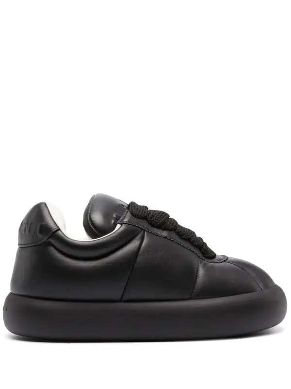 Marni Bigfoot 2.0 Padded Leather Sneakers - Black