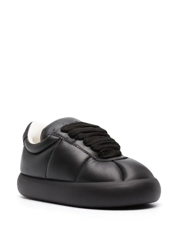 Marni Bigfoot 2.0 Padded Leather Sneakers - Black