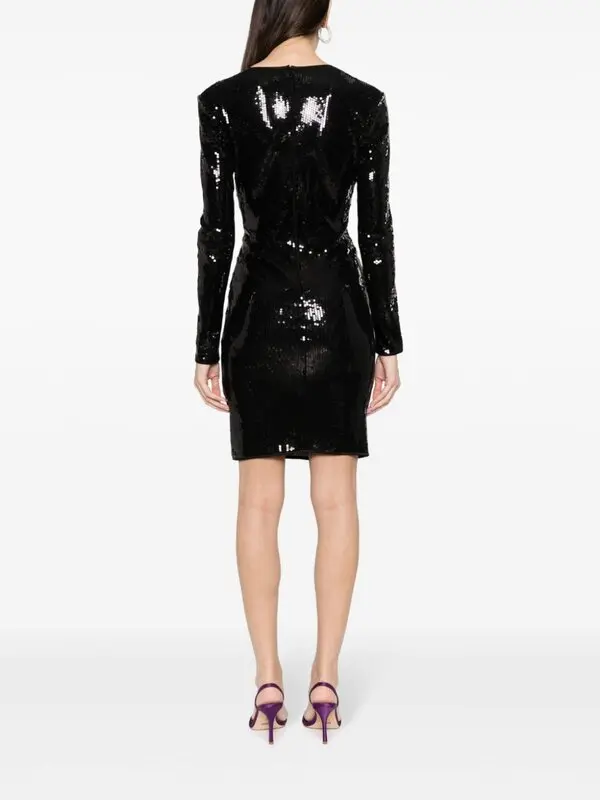 Diane Von Furstenberg Lexa Sequin Wrap Dress