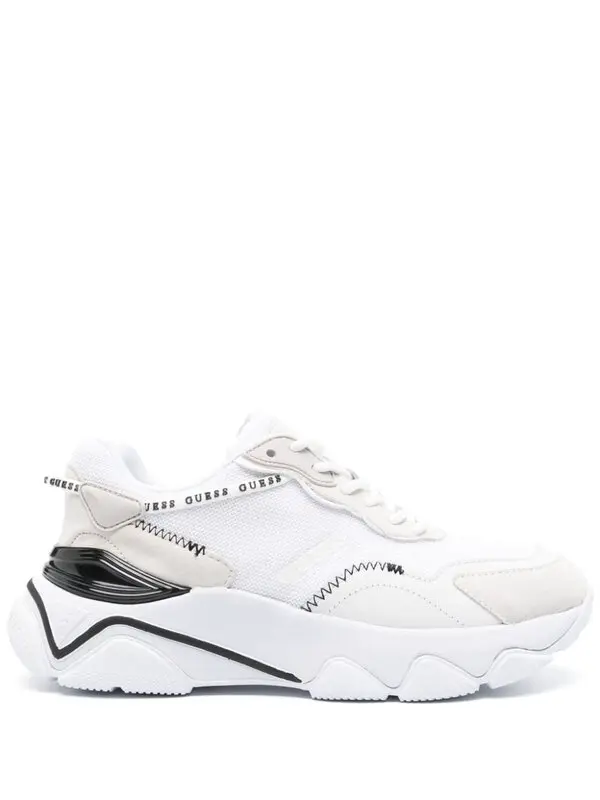 Guess Micola Lace-up Sneakers - White