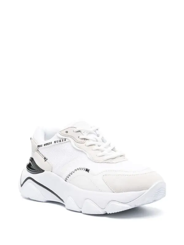 Guess Micola Lace-up Sneakers - White