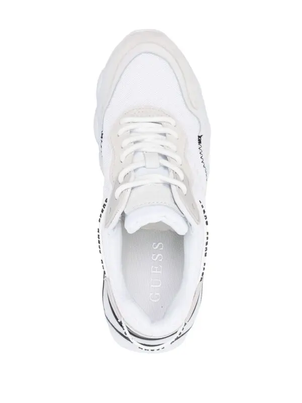 Guess Micola Lace-up Sneakers - White