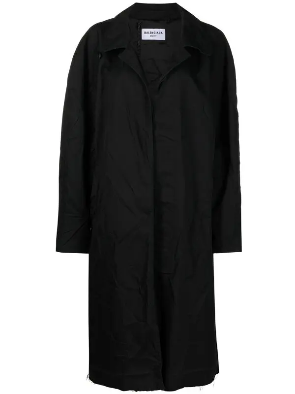 Balenciaga Raw-edge Trench Coat