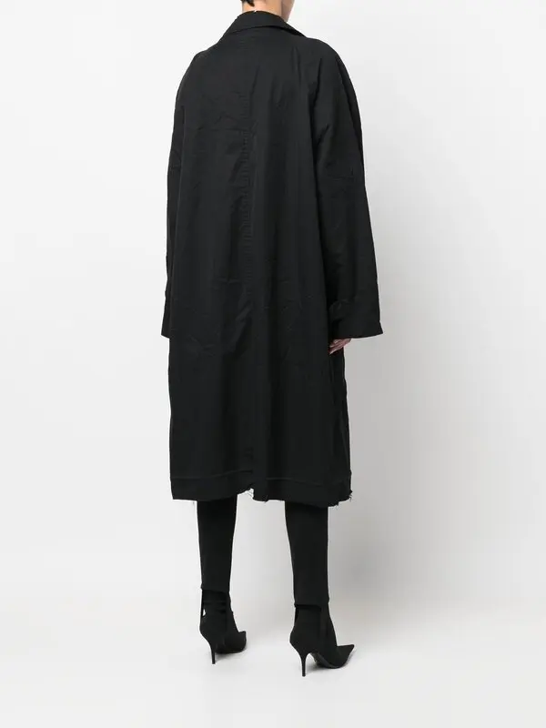 Balenciaga Raw-edge Trench Coat