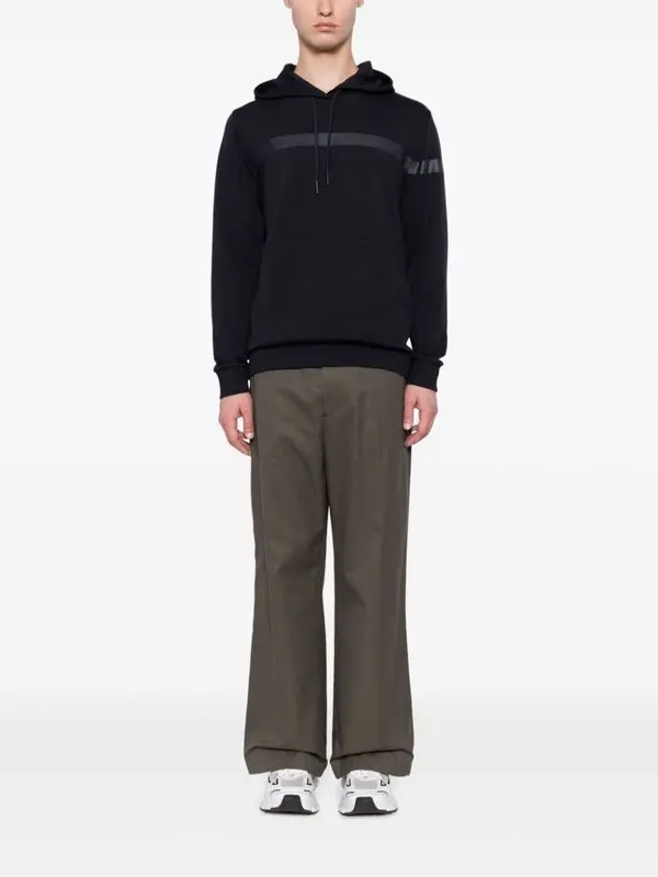 BOSS Cotton-blend Jersey Hoodie - Grey
