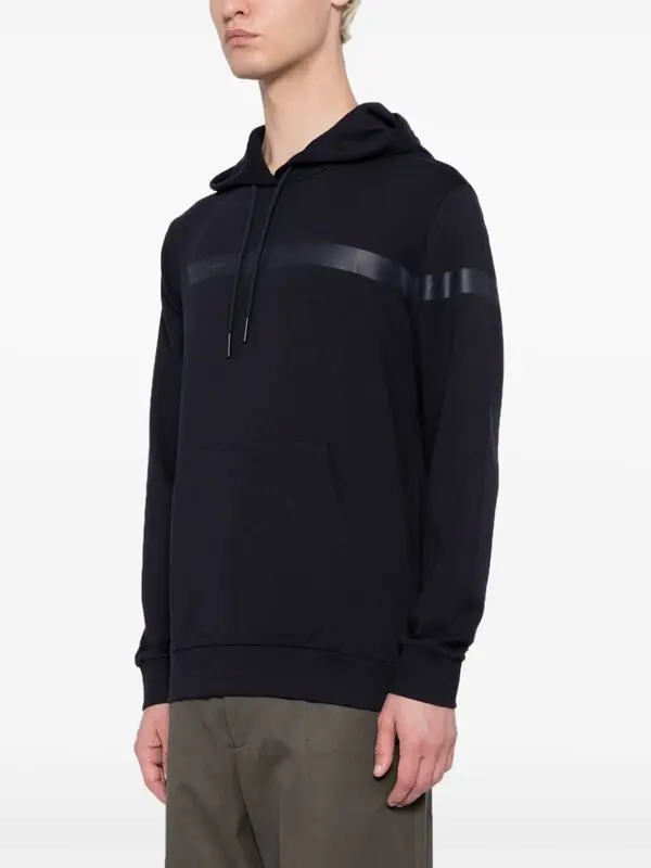 BOSS Cotton-blend Jersey Hoodie - Grey