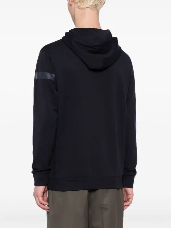 BOSS Cotton-blend Jersey Hoodie - Grey