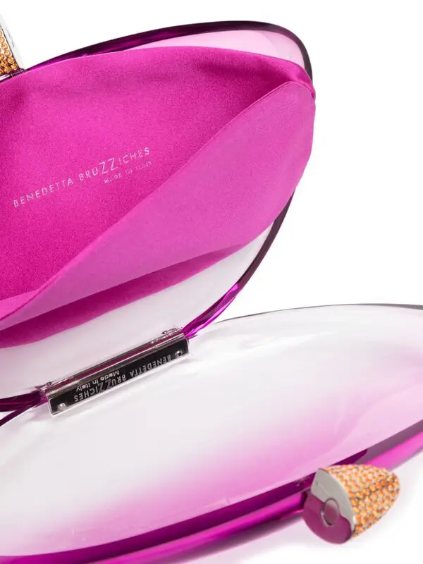 Benedetta Bruzziches Ariel Clasp-fastening Clutch Bag